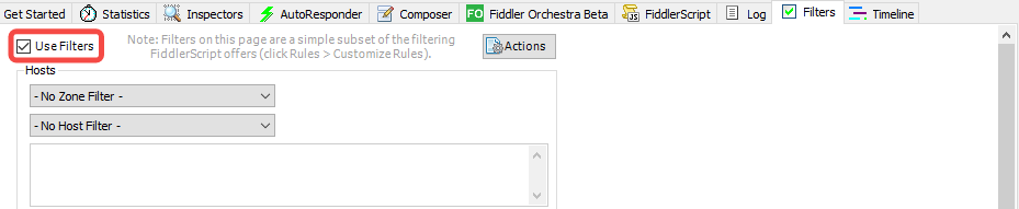 [Fiddler] 过滤设置filters - 知乎