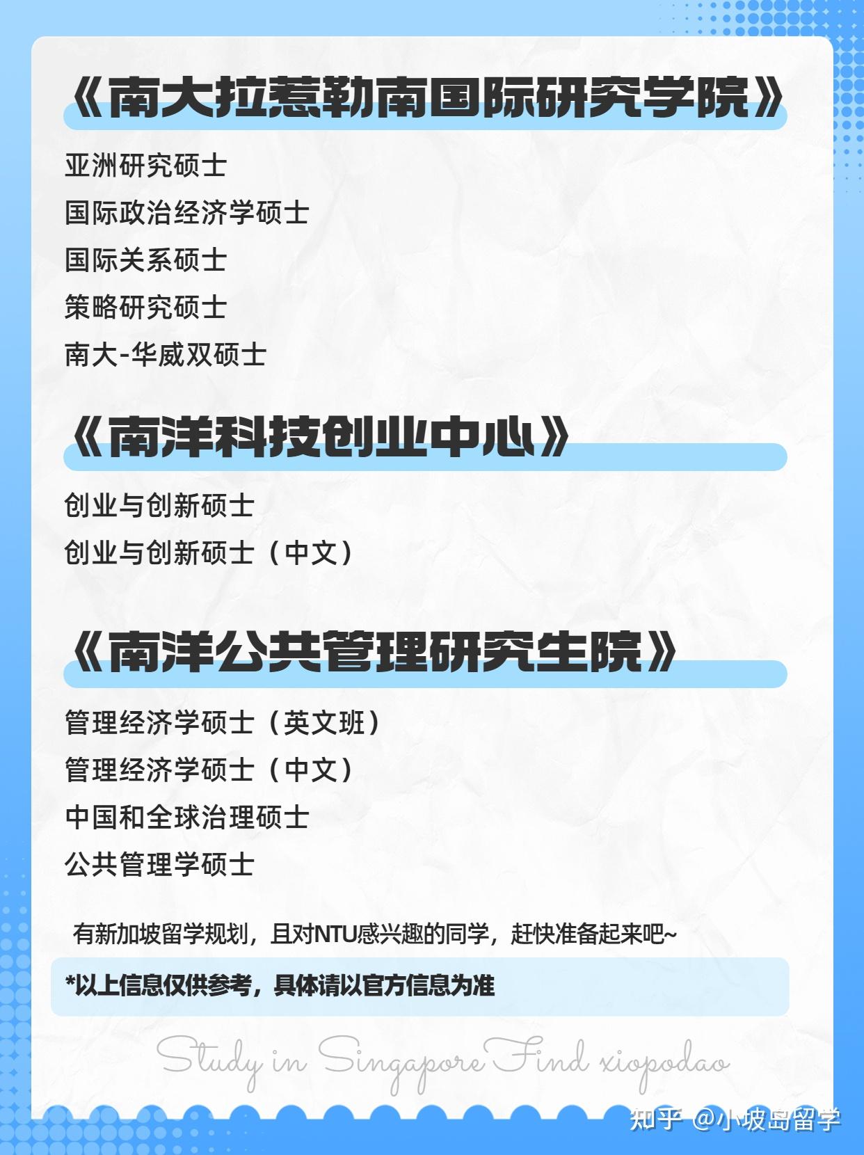 24 Fall，NTU授课型硕士热门项目 - 知乎