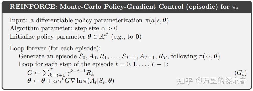 三、PG/VPG/Reinforce 策略梯度方法 - 知乎