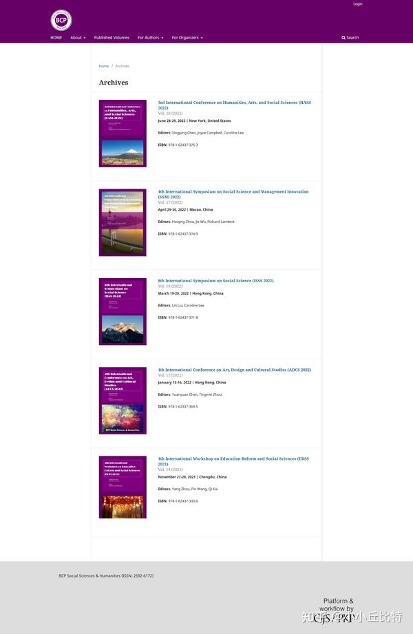 英文普刊. EI Scopus学术会议期刊 - 知乎