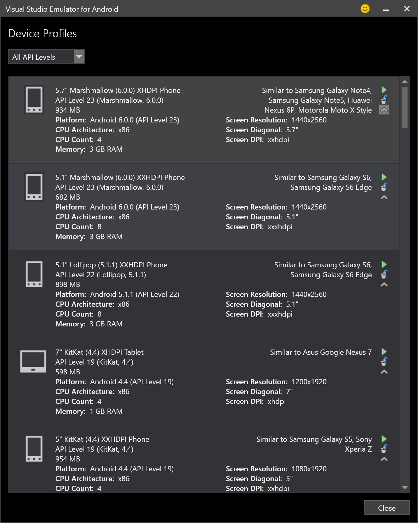 Using the Visual Studio Emulator for Android from Android Studio - 知乎