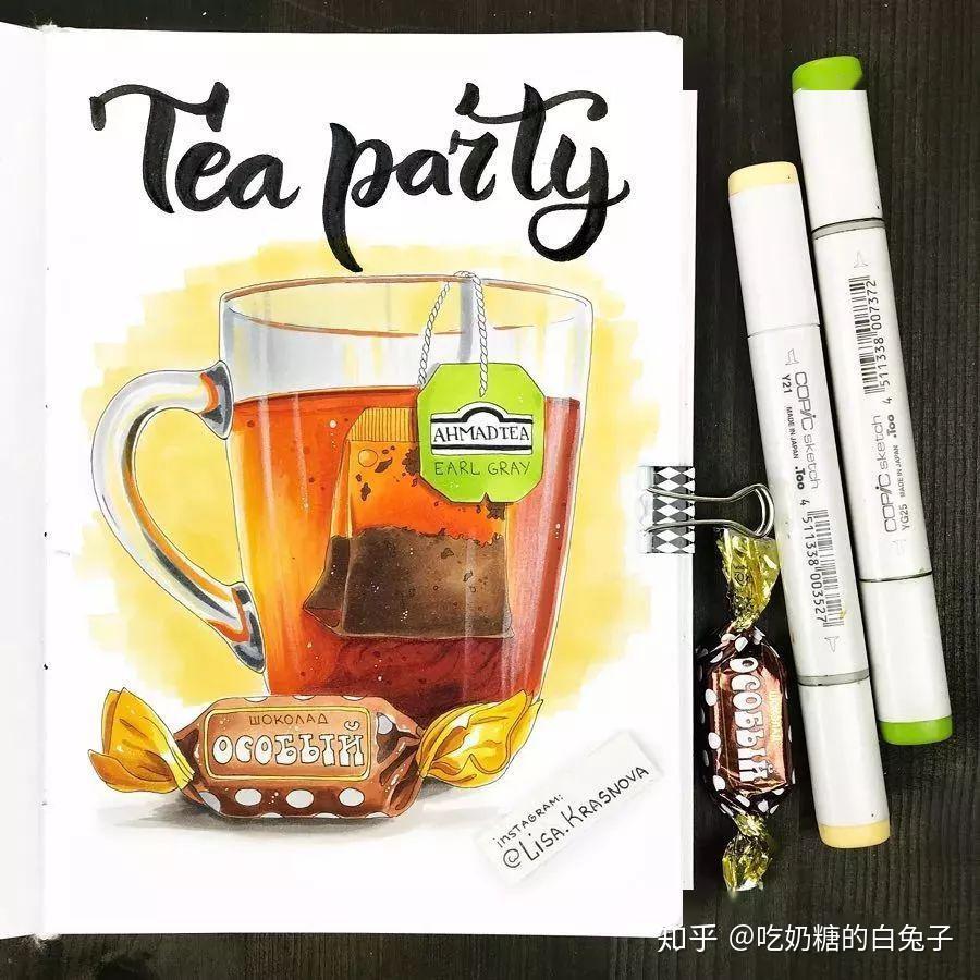 马克笔绘画——俄国插画师 Lisa Krasnova - 知乎
