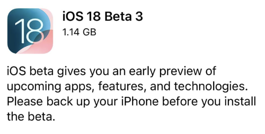 苹果发布 iOS 18 beta3 测试版，加入多个新功能 - 知乎