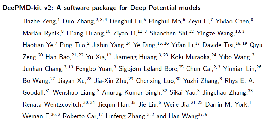 5年沉淀，全面升级：DeePMD-kit v2论文预发表！ - 知乎