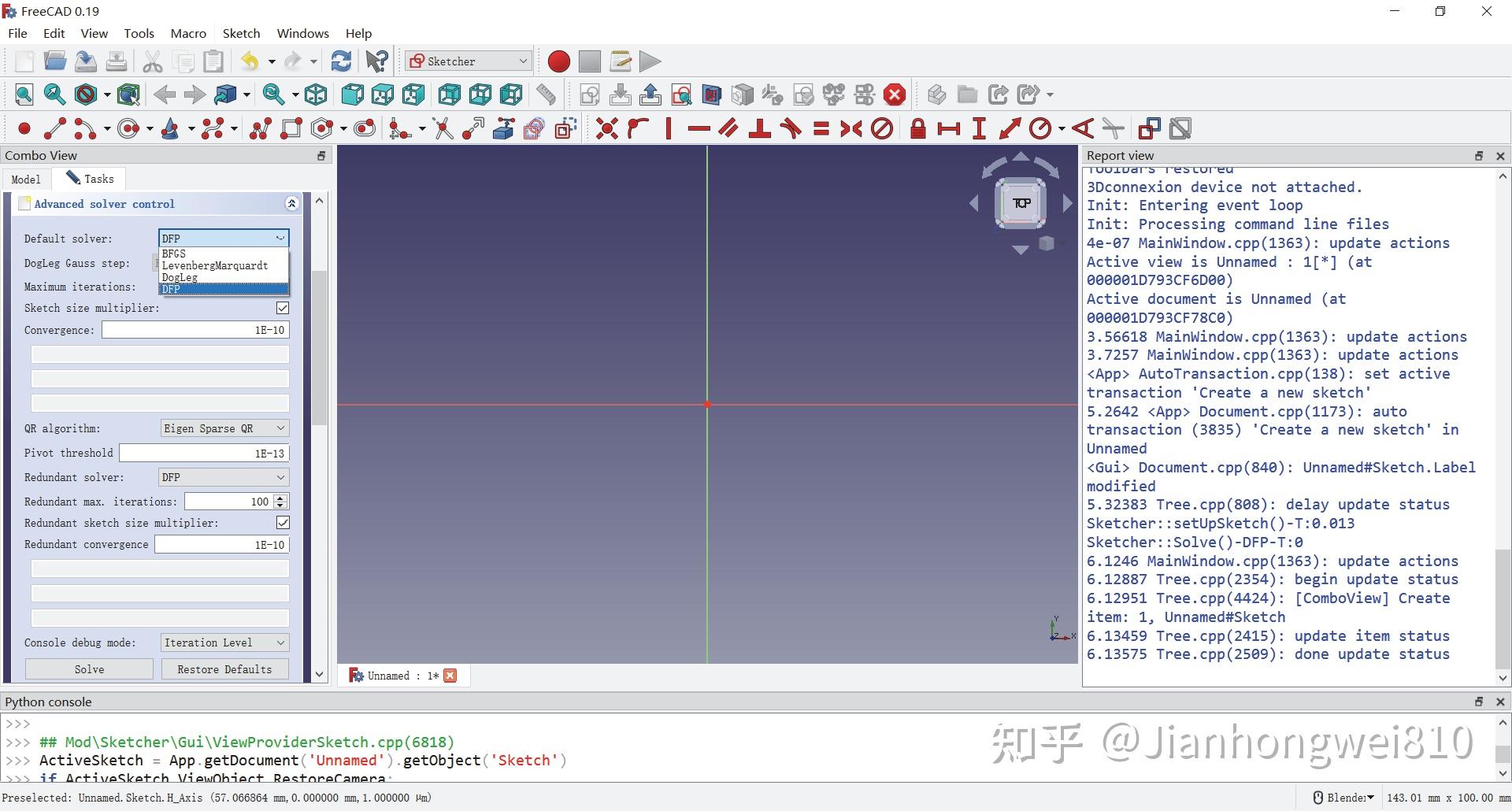 开源三维CAD/CAM:FreeCAD使用几何约束求解器PlaneGCS - 知乎