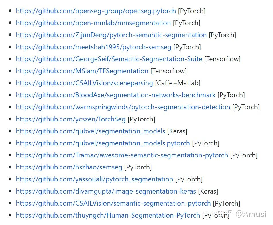 GitHub：语义分割最全资料集锦 - 知乎