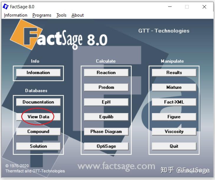 查找某种化学物质是否包含，以及包含在FactSage的哪些数据库中 - 知乎