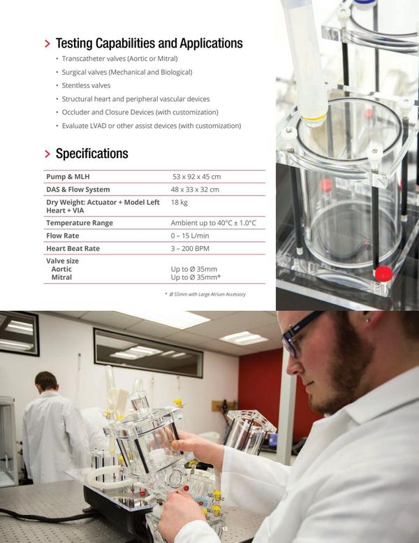 ViVitro Pulse Duplicator系统是世界上引用最广、使用最多的主动脉、肺动脉、三尖瓣和二尖瓣人工瓣膜体外心血管流体动力学测试 ...