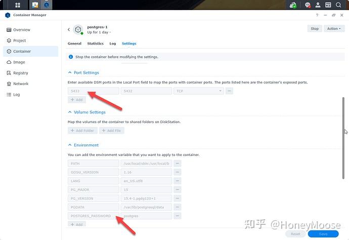 群晖（Synology）NAS 后台安装 Docker 后配置 PostgreSQL - 知乎