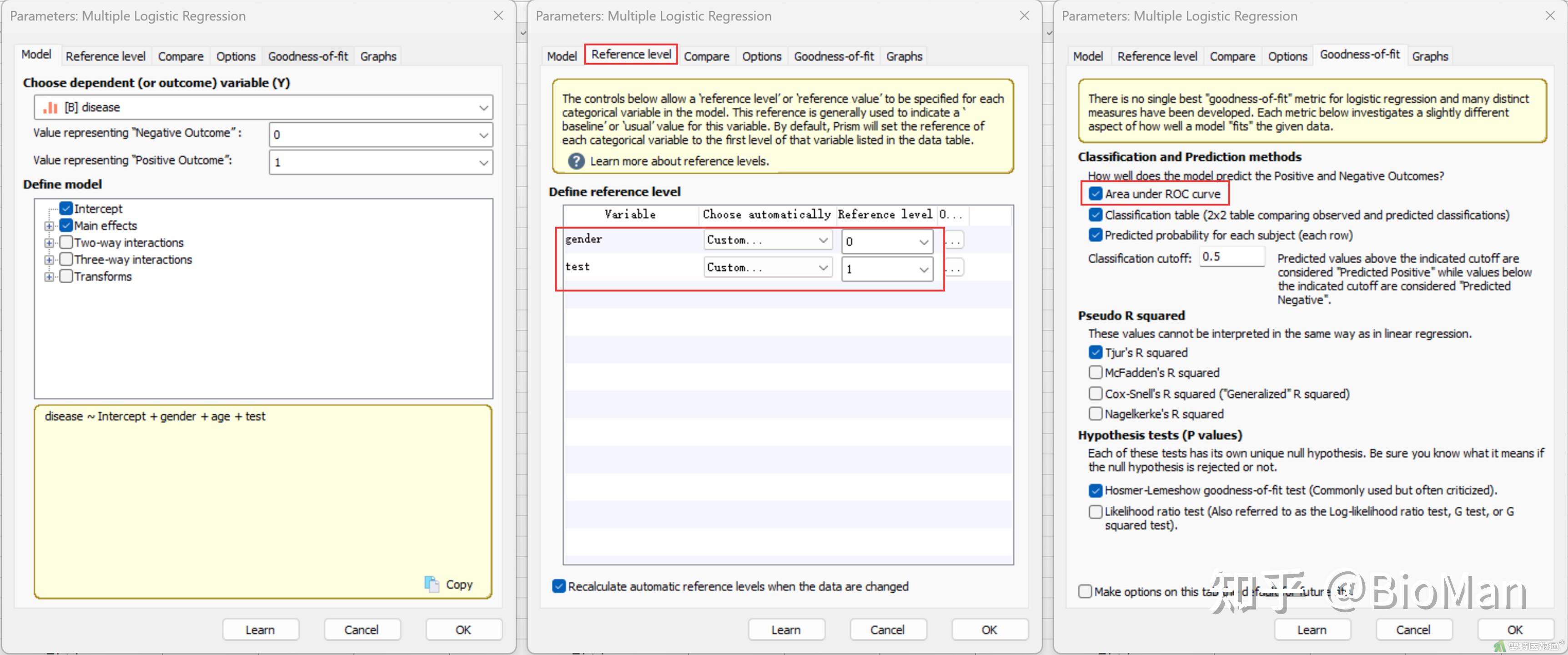 GraphPad Prism纵列表统计分析——ROC曲线绘制 (ROC curve) - 知乎