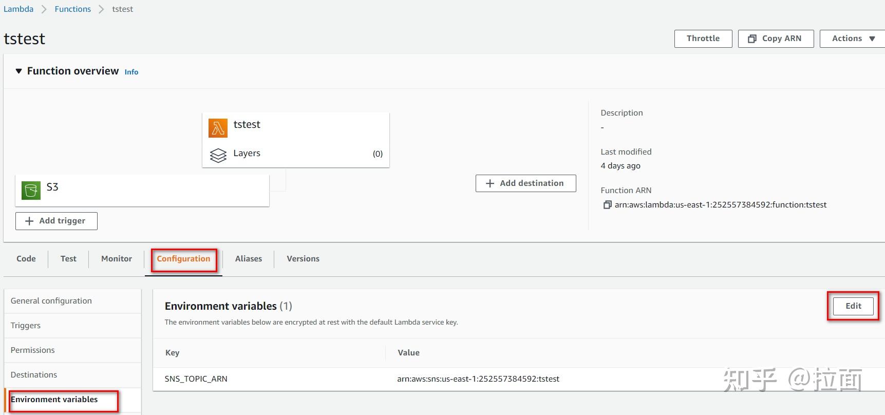 AWS S3 Event notifications 触发 lambda 测试 - 知乎