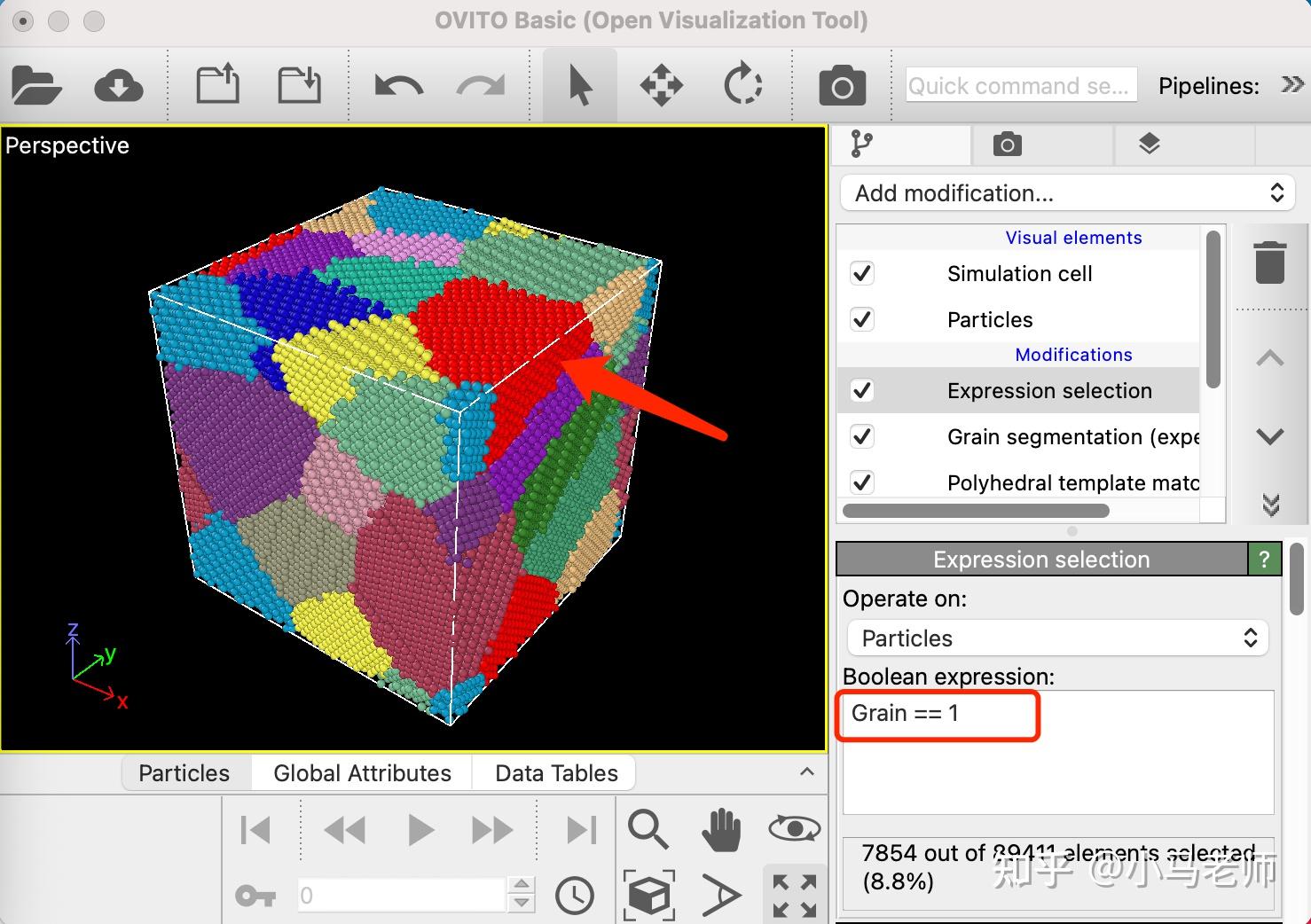 lammps教程：Ovito选择特定晶粒的方法 - 知乎
