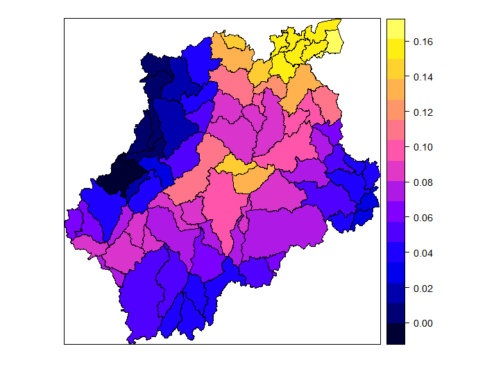 用R语言实现地理加权回归（GWR） - 知乎