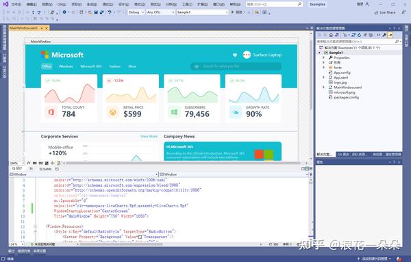 Wpf非常精美界面 Wpf漂亮首页界面 Wpf精美首页可以直接使用在项目当中 集成livecharts 快速学习布局的实战例子 全开源代码 Wpf入门布局的完美demo 经典wpf快速入门漂亮
