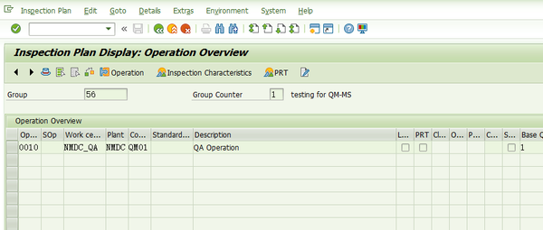 SAP QM QP03显示一个含有Multiple Specs检验特性的检验计划 - 知乎