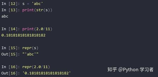 Python中str 和repr 的区别 知乎
