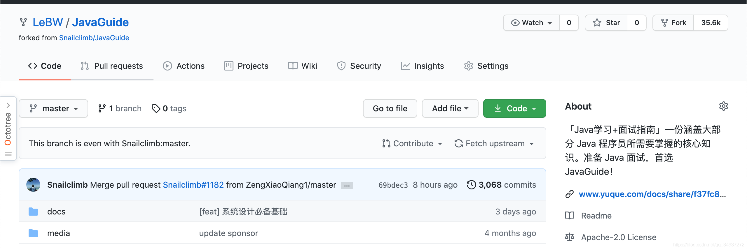 如何参与维护完善 Github 116k+ Star 项目 JavaGuide ？ - 知乎