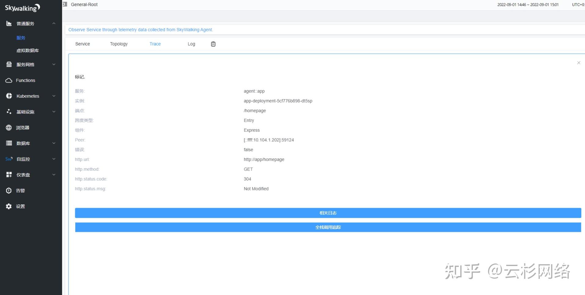 利用 DeepFlow 为传统 APM 开启全栈追踪能力 - 知乎