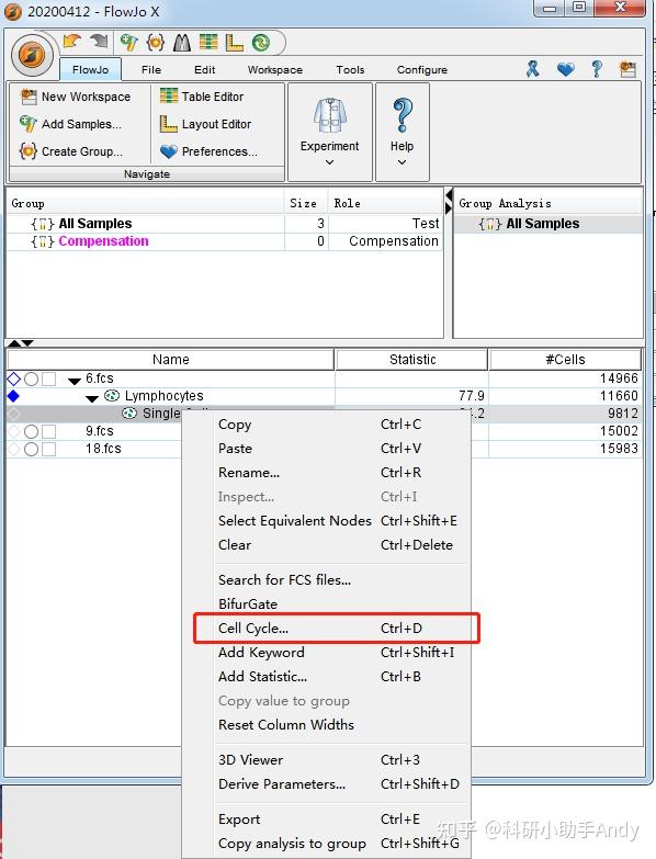 FlowJo分析细胞周期，教程详解！ - 知乎