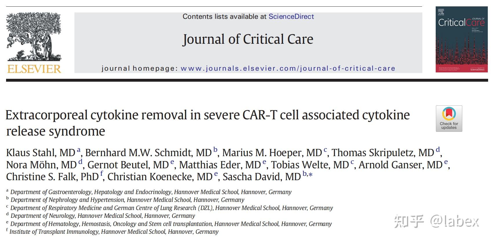 多因子检测应用文献分享——如何治疗和监控CarT导致的严重CRS - 知乎