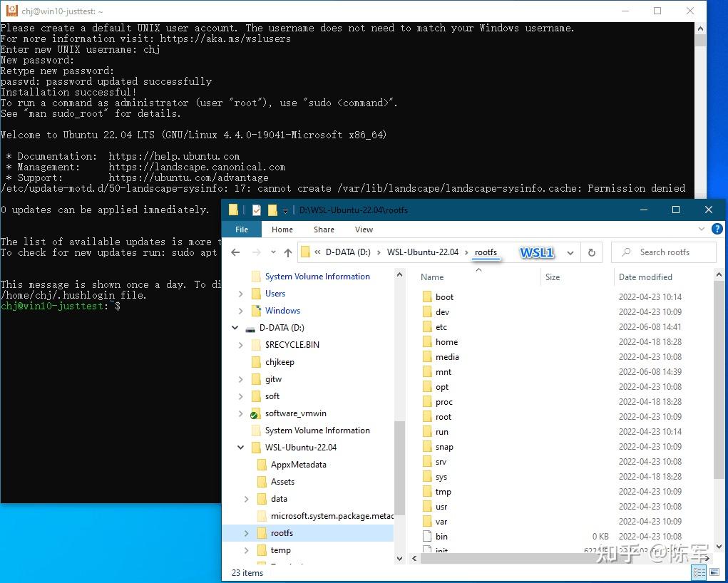 Windows 10: 将 WSL Linux 实例安装到 D 盘，做成移动硬盘绿色版也不在话下 - 知乎
