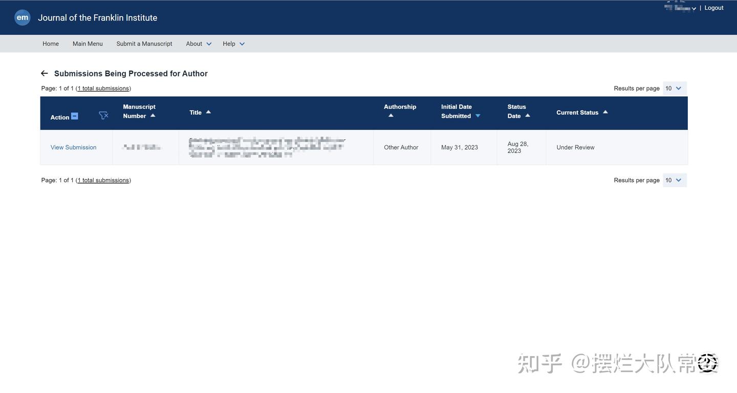 浅浅记录一下SCI投稿历程：期刊Journal of the Franklin Institute（二）-Accept - 知乎