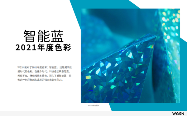 Coloro X Wgsn发布了2021年度色彩:智能蓝 知乎