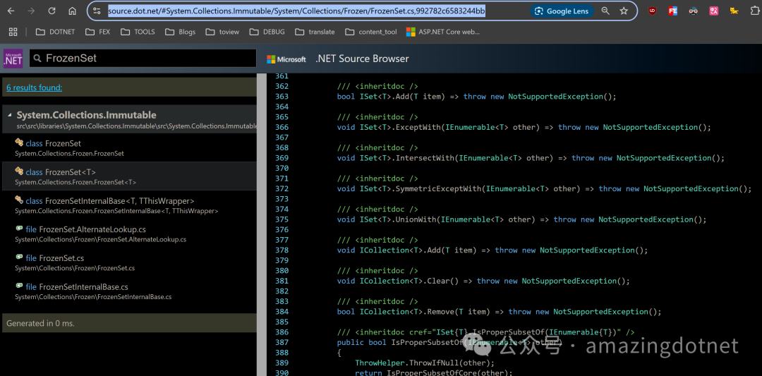 使用 .NET 8 中的 FrozenCollection - 知乎