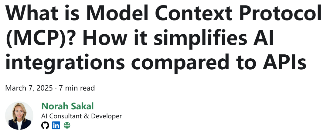 1次搭建完胜1亿次编码，MCP硅谷疯传！Anthropic协议解锁智能体「万能手」 - 知乎