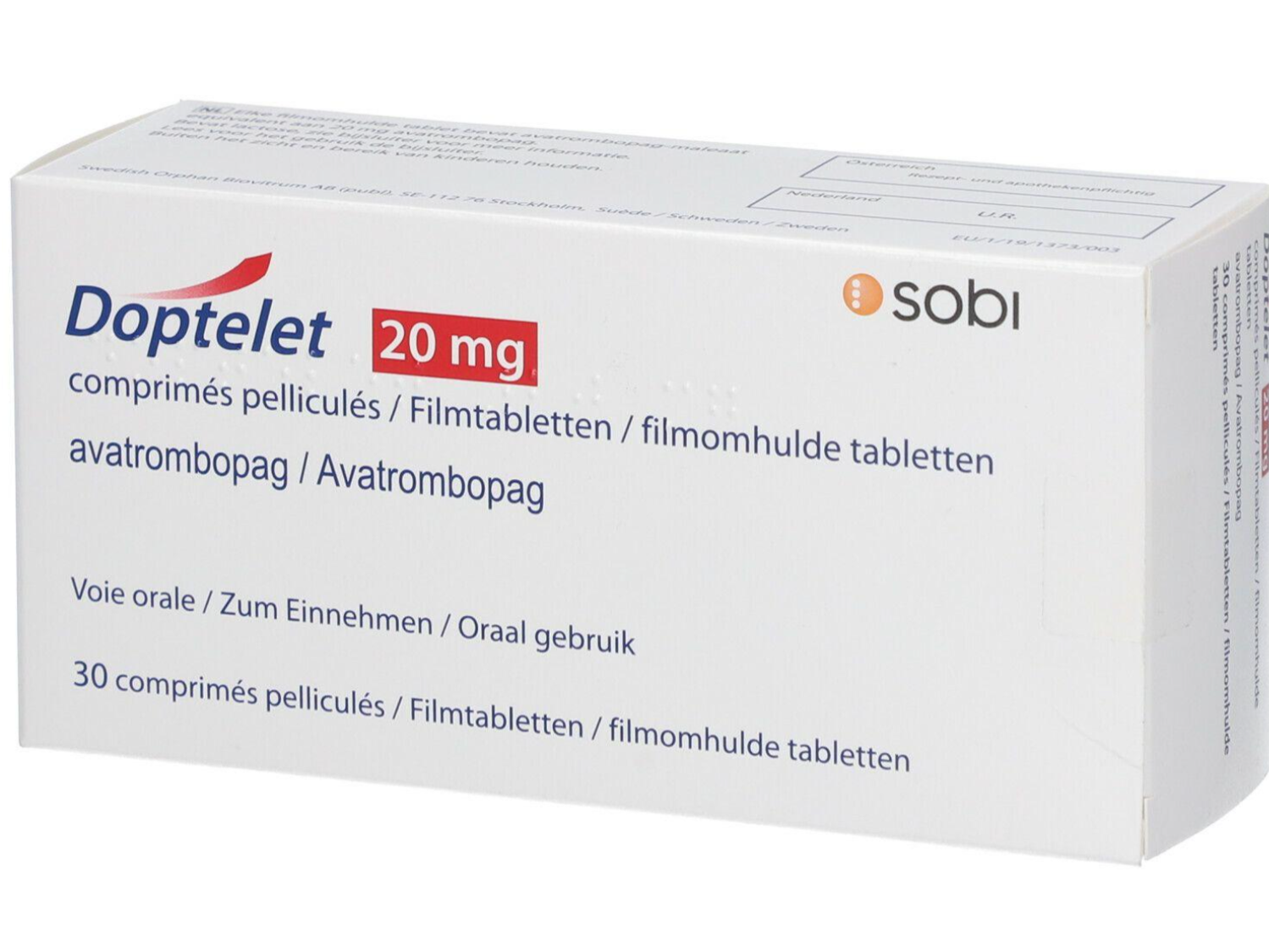 多普特列 Doptelet（阿伐曲泊帕Avatrombopag）用于治疗血小板减少症 - 知乎