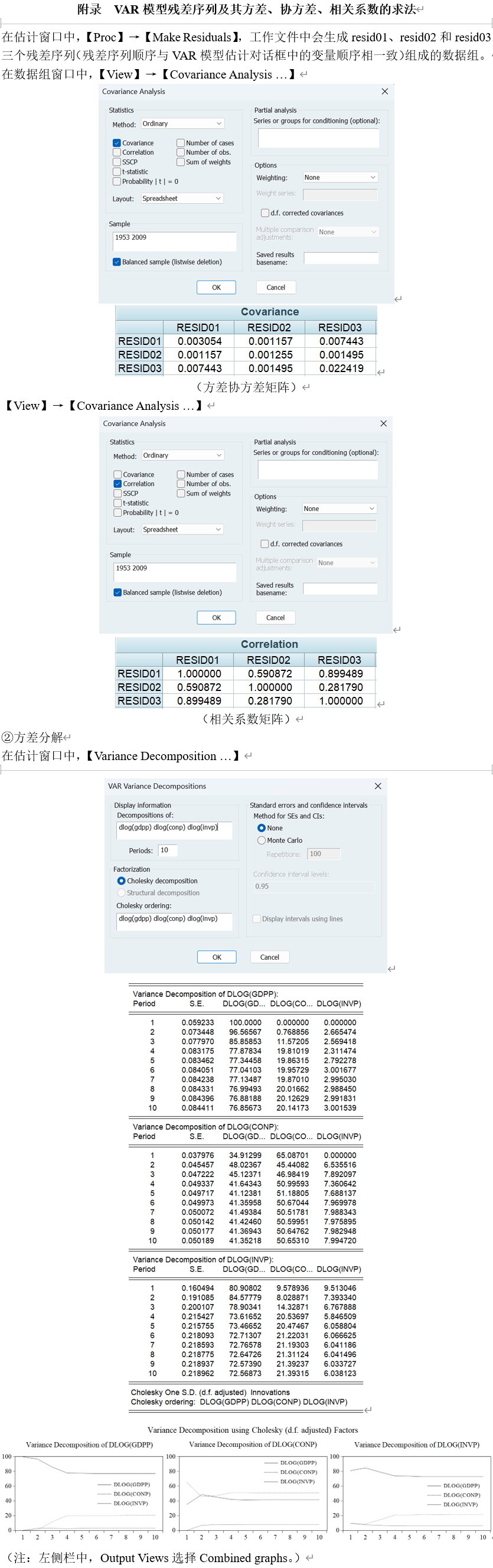 应用时间序列分析（五）：标准VAR模型 EViews操作指南 - 知乎