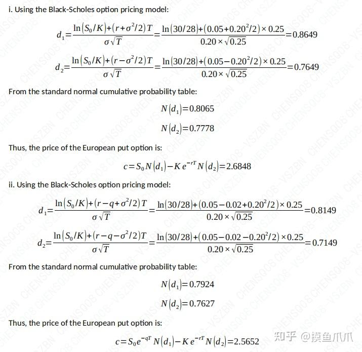 Black-Scholes with dividend (定额股息的BSM计算) - 知乎