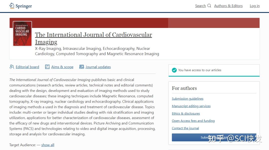 SCI期刊分析：JCR3区，审稿快，国人发文量第二，无版面费 - 知乎