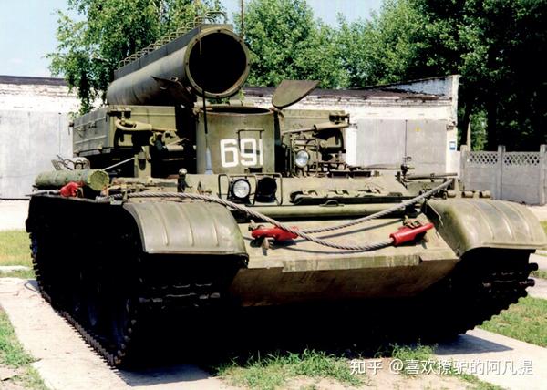 编号07：T-54坦克：衍生车型（架桥坦克、扫雷车、铲雪车、抢修拖曳车、两栖坦克、喷火坦克）及其他试验型号 - 知乎