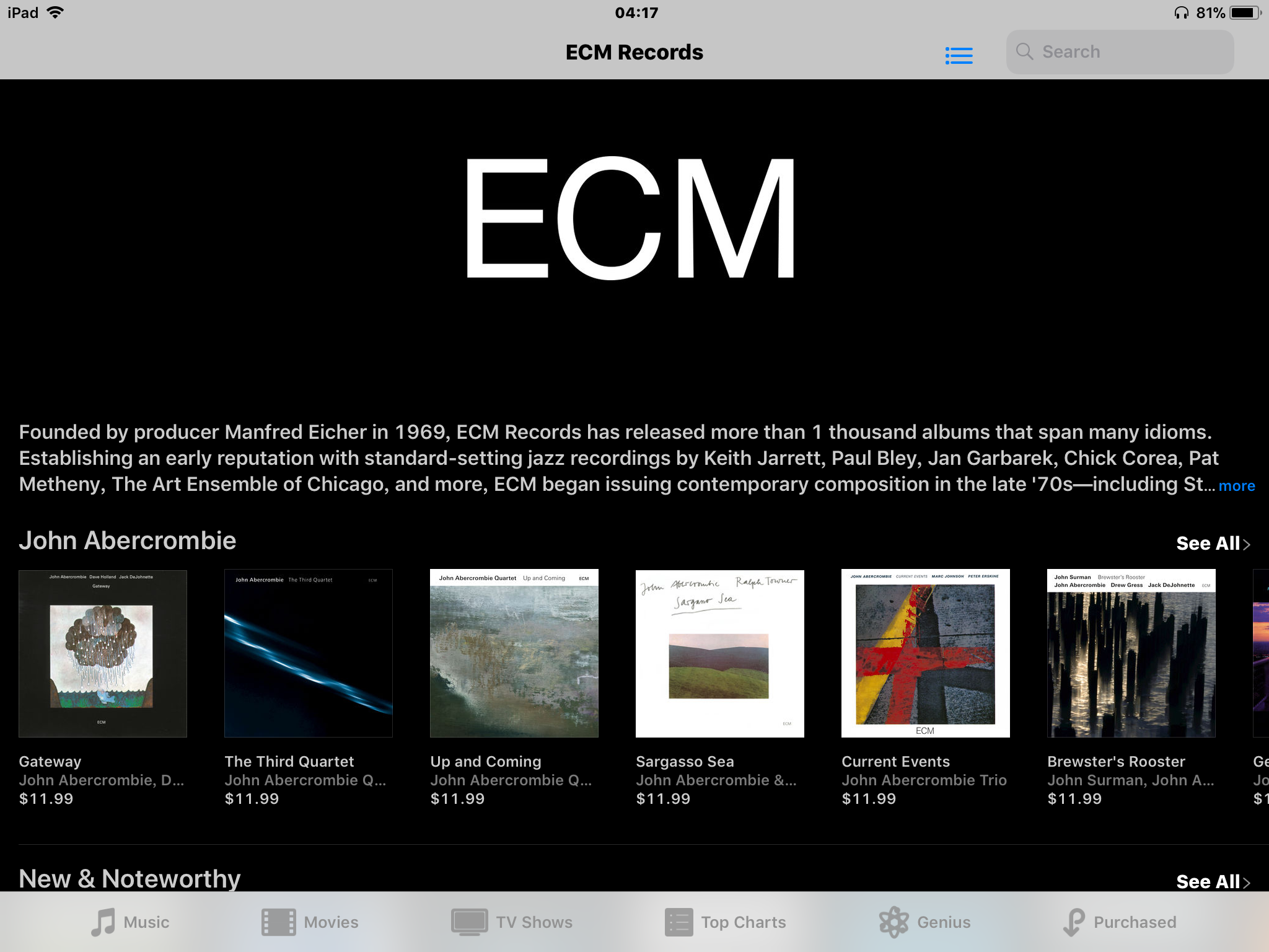 ECM厂牌那些音乐是最值得听的呢？ - 知乎