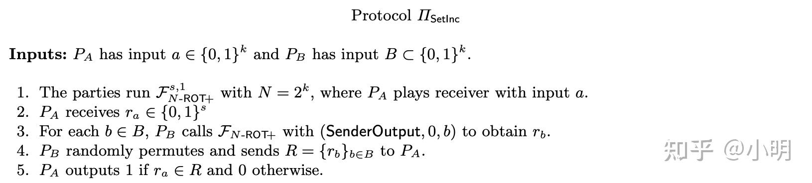 OOS OTE——Actively Secure 1-out-of-N OT Extension with Application to Private Set Intersection - 知乎