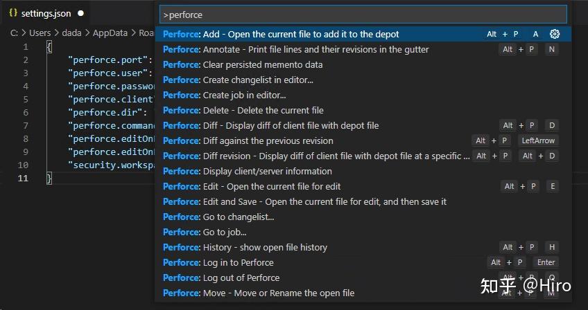 VSCode 安装Perforce插件 - 知乎