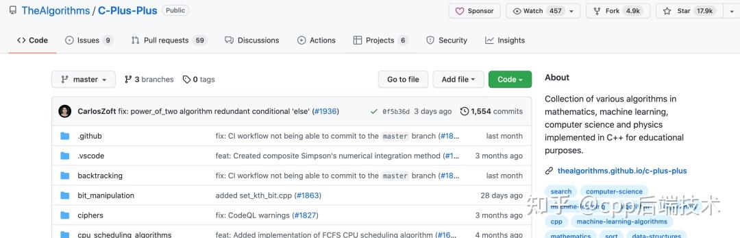 GitHub项目推荐--适合练手的13个C++开源项目 - 知乎