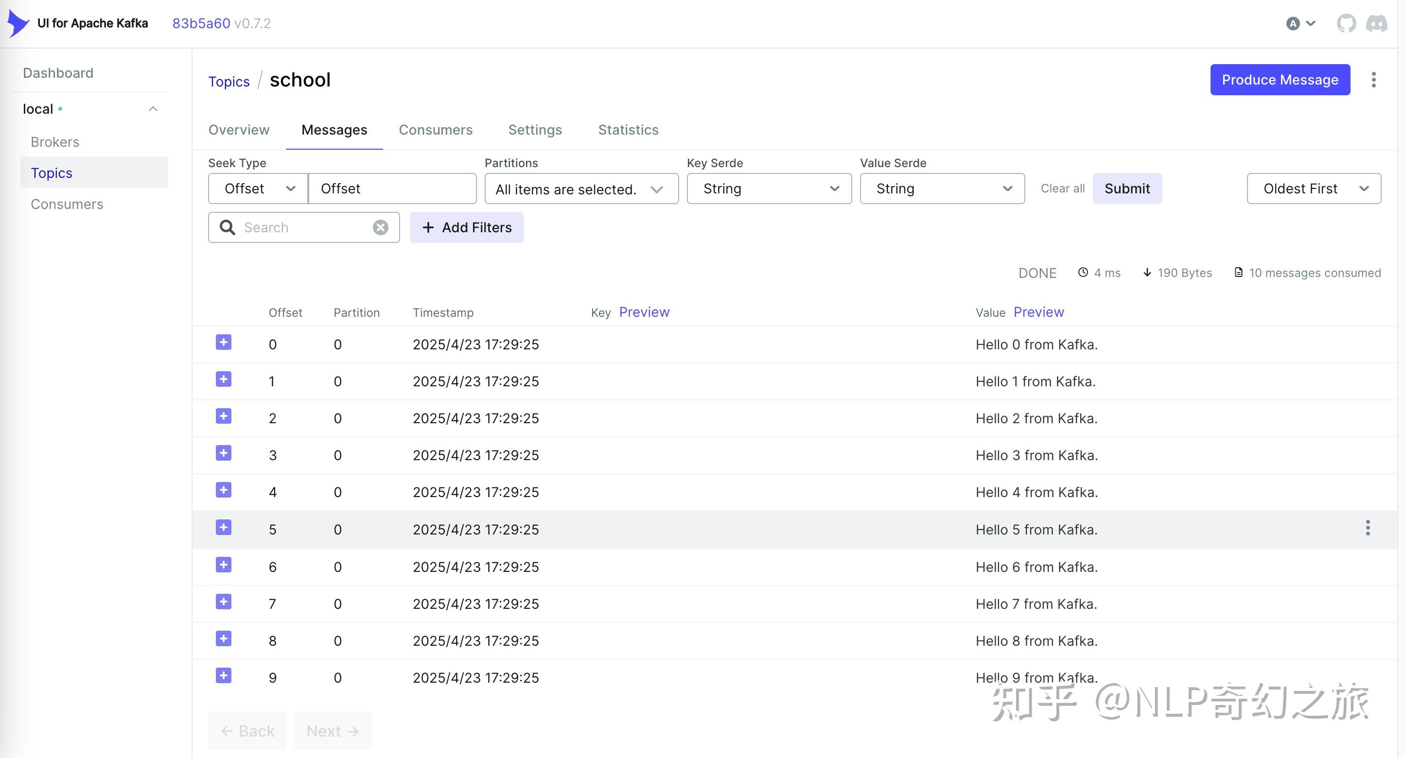 Kafka入门（五）Kafka 4.0零依赖Zookeeper：Docker 一键部署+可视化管理+Python 实战 - 知乎