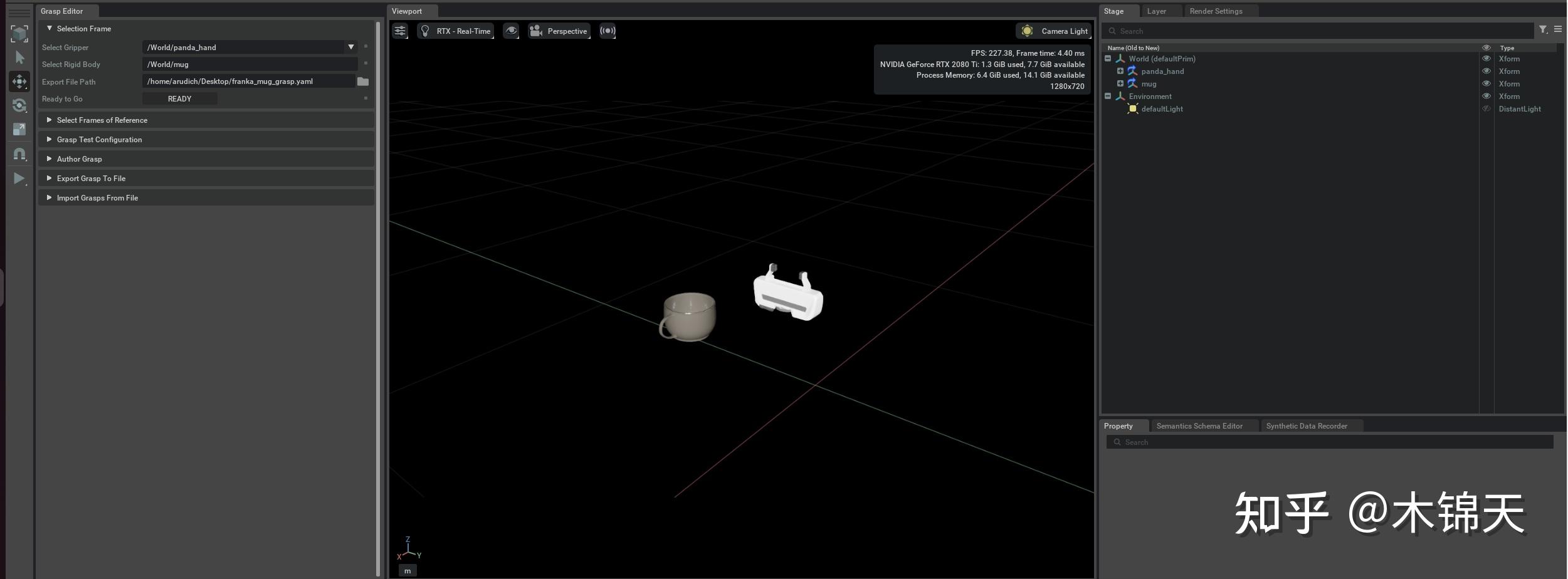 【Isaac Sim 4.5.0】Tools and Tutorials - Robot Setup - Grasp Editor - 知乎