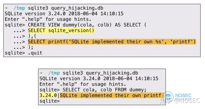 利用SQL语句在SQLite数据库中实现命令执行 - 知乎
