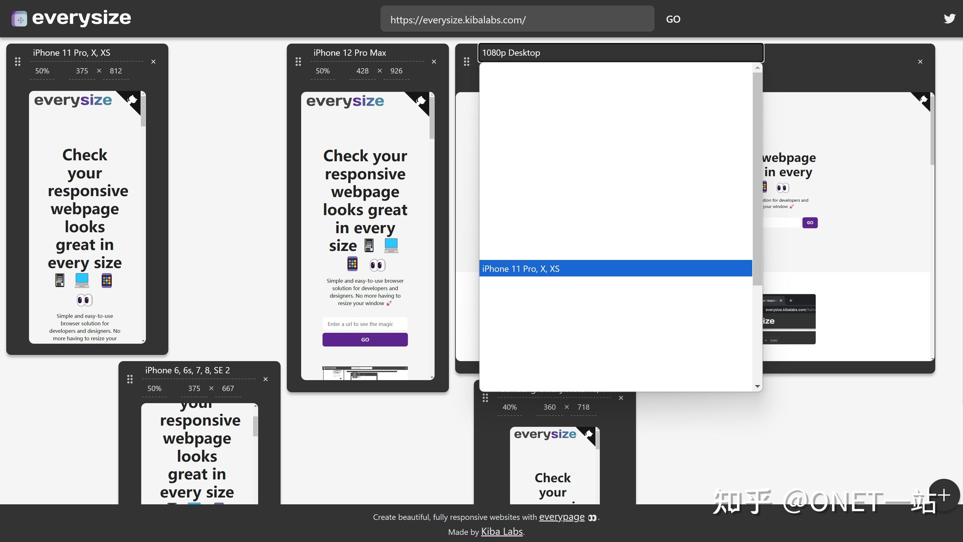 【122】Everysize-测试不同分辨率下的网站显示效果 - 知乎
