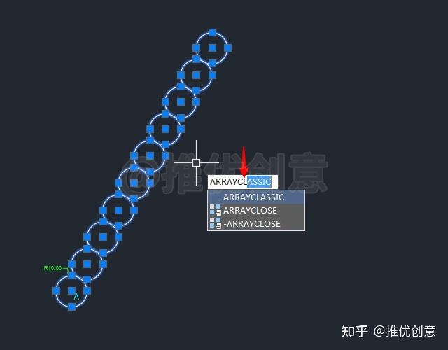 请教图片中中间部分五个圆怎么画?