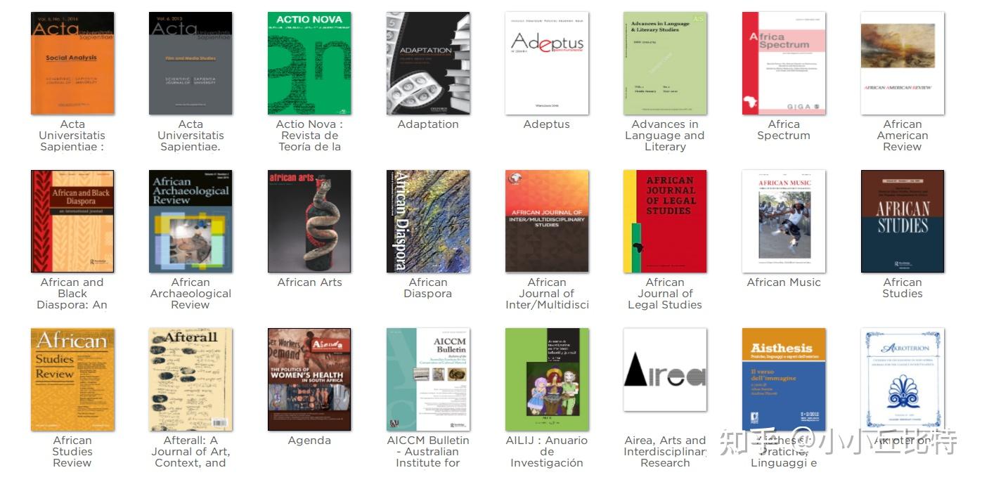 期刊 封面目录 - 知乎