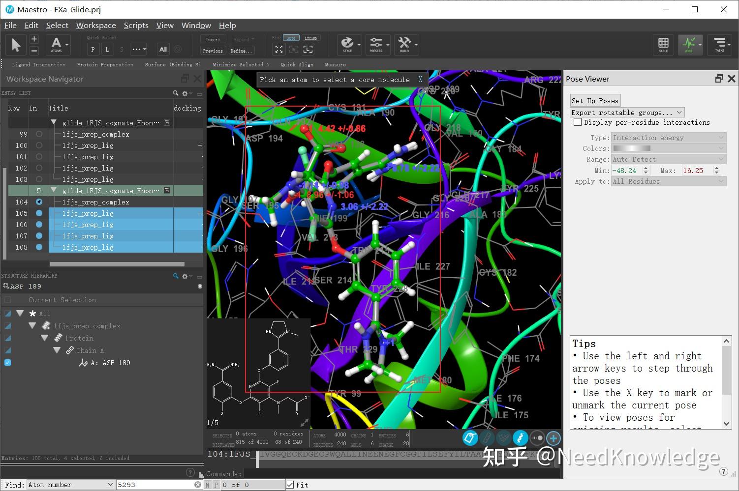 Schrödinger教程 | Structure-Based Virtual Screening Using Glide - 知乎