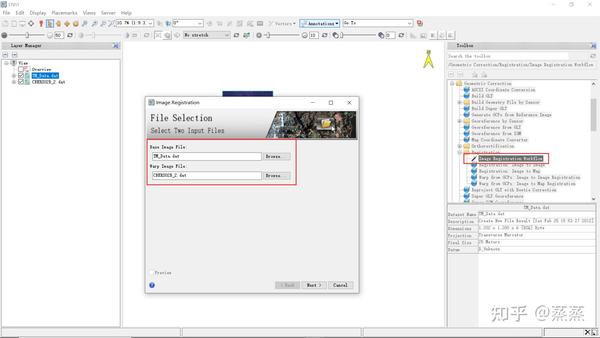 ENVI：几何校正（利用Image Registration Workflow工具） - 知乎