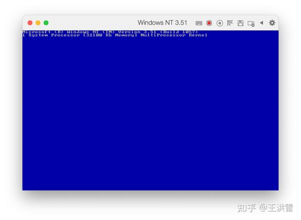 2021 年体验 25 年前的 Windows NT 3.51 - 知乎