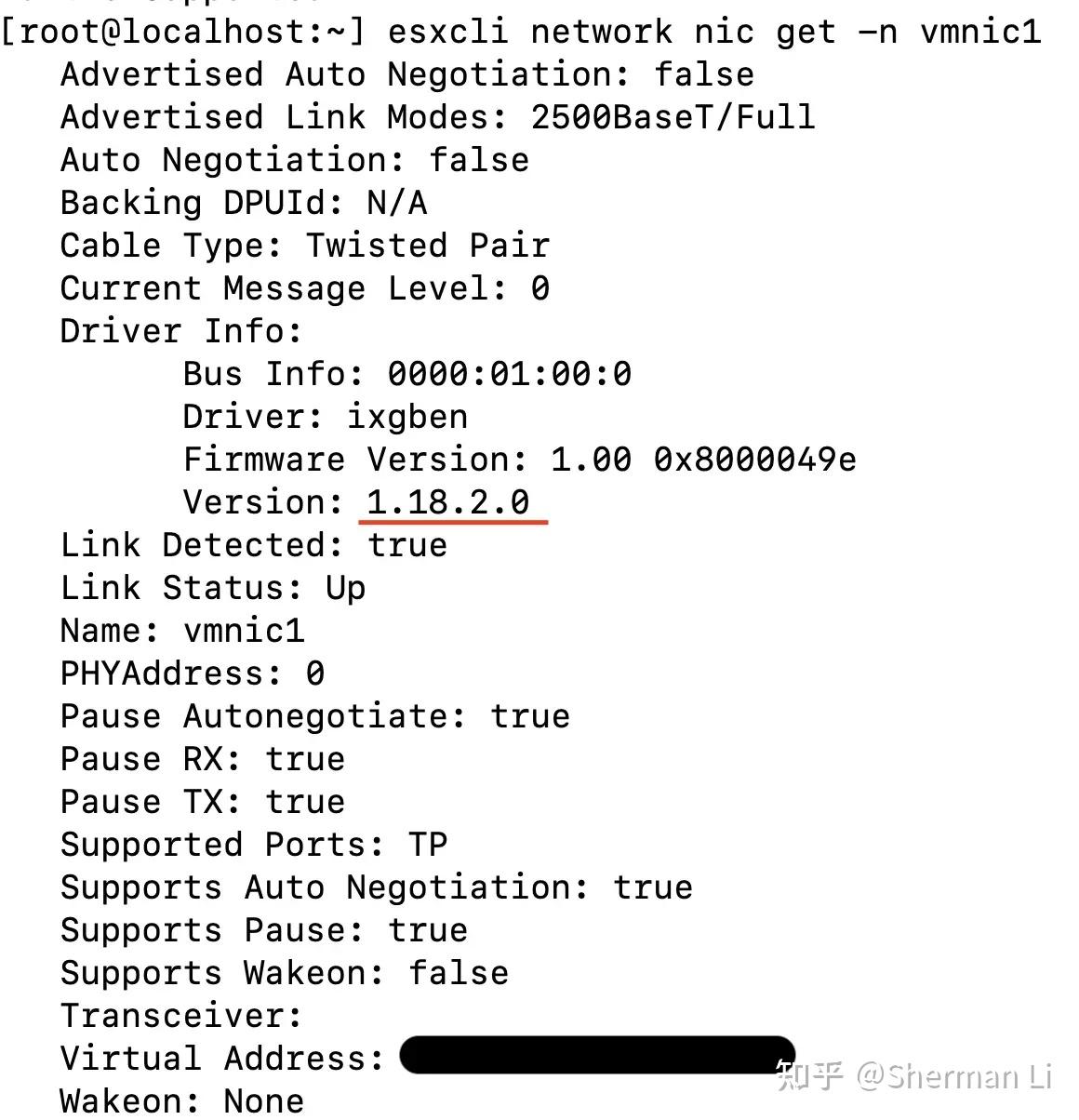 x550万兆网卡在esxi 8.0下无法协商2.5G/5G的解决方法 - 知乎