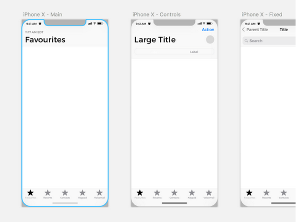 十六款值得一用的iPhone线框图模板 - 知乎