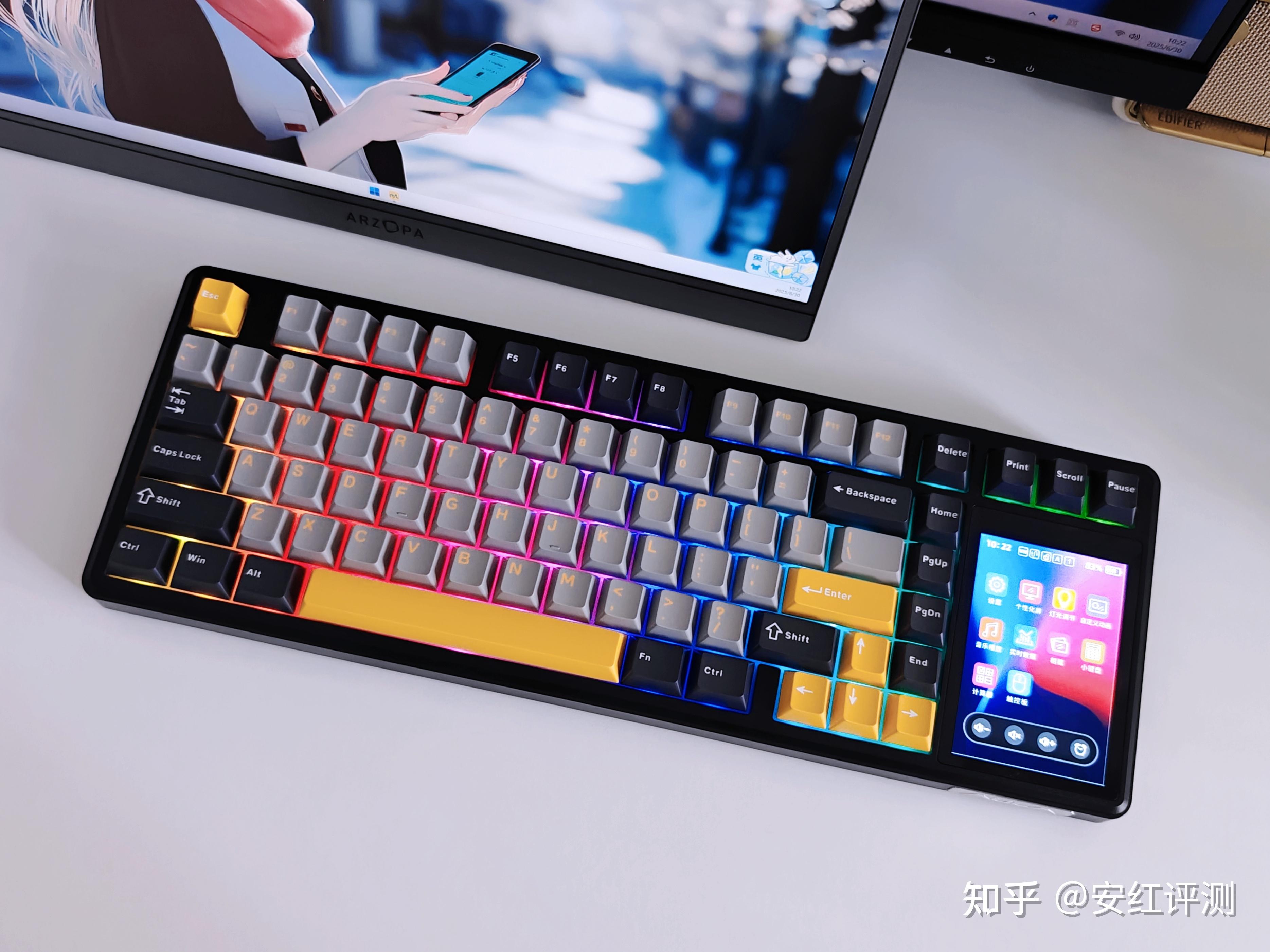 触控大屏加持，狼蛛L99带您解锁机械键盘新形态 - 知乎